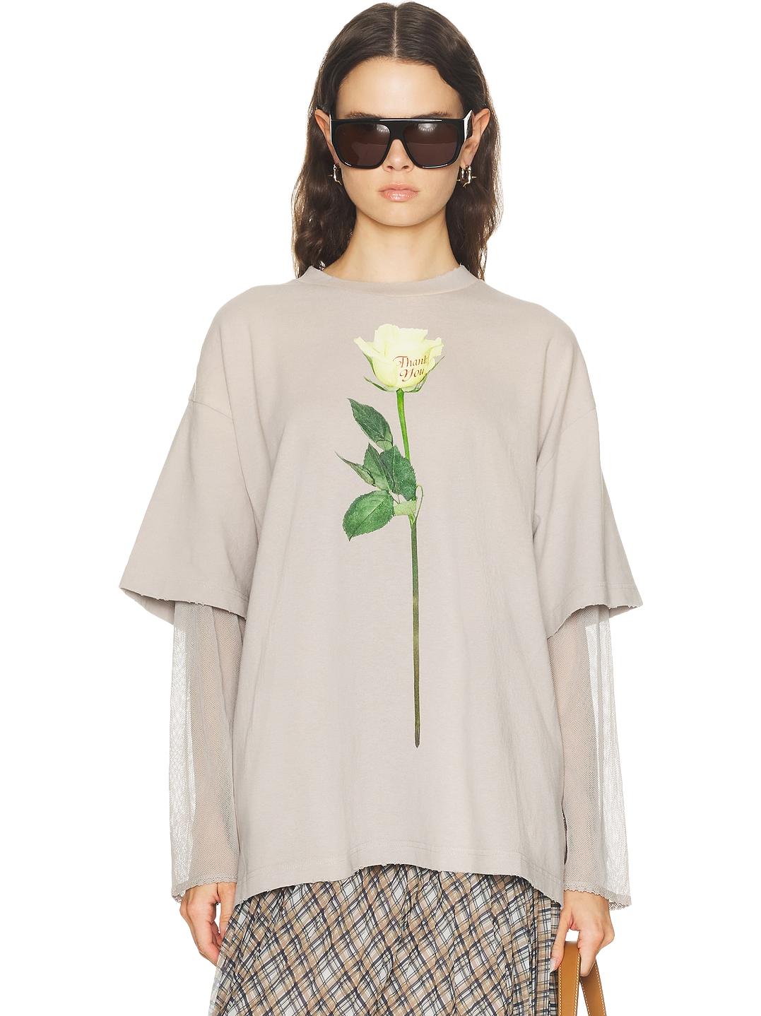 ACNE STUDIOS Edra Double Graphic Top